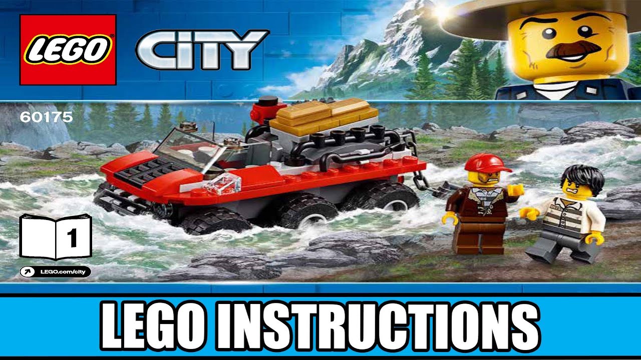 LEGO Instructions | City | 60175 | Mountain River Heist (Book 1) - YouTube