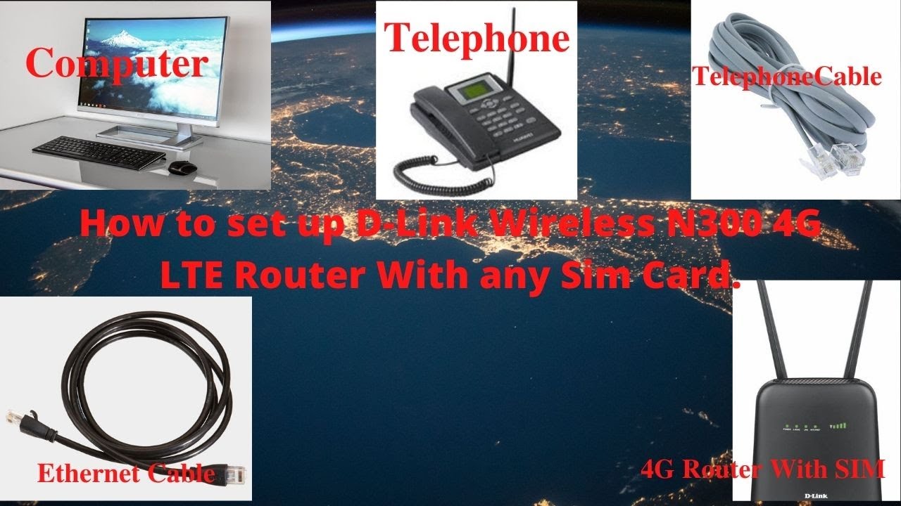 How to Configure D-Link Wireless N300 4G LTE Router With any SIM Card ...
