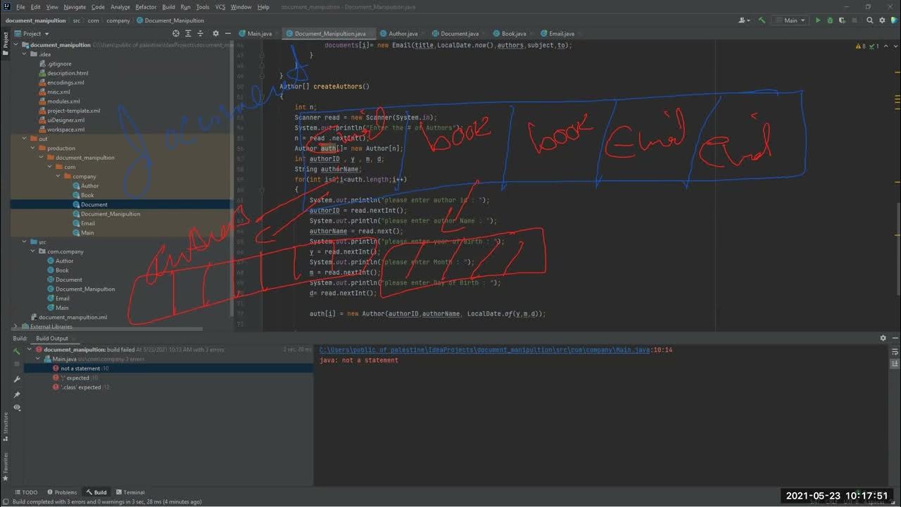 برمجة الكيانات بلغة جافا 16 Object Oriented Programmingoop With Java Youtube