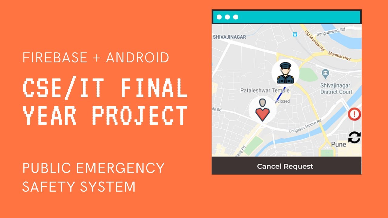 BE CSE/IT Final Year Project - Public Emergency Safety System - YouTube