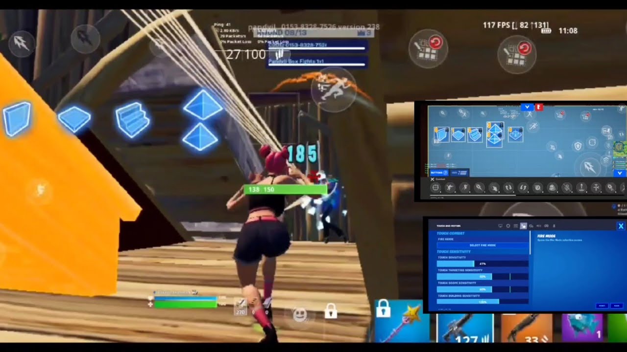 The Best 4 Finger Hud And Settings In Fortnite Mobile... - YouTube