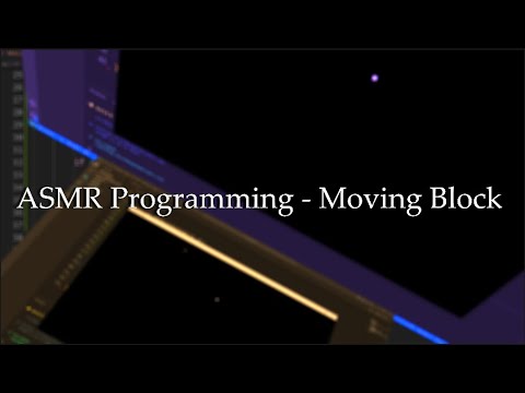 ASMR Programming - Moving Block - Keyboard Clicking - C++(SFML) - YouTube