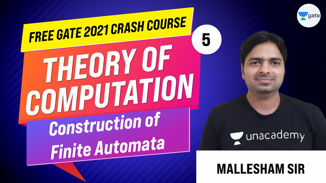 Construction Of Finite Automata Theory Of Computation Lec 5 Gate Cseit Exam Youtube