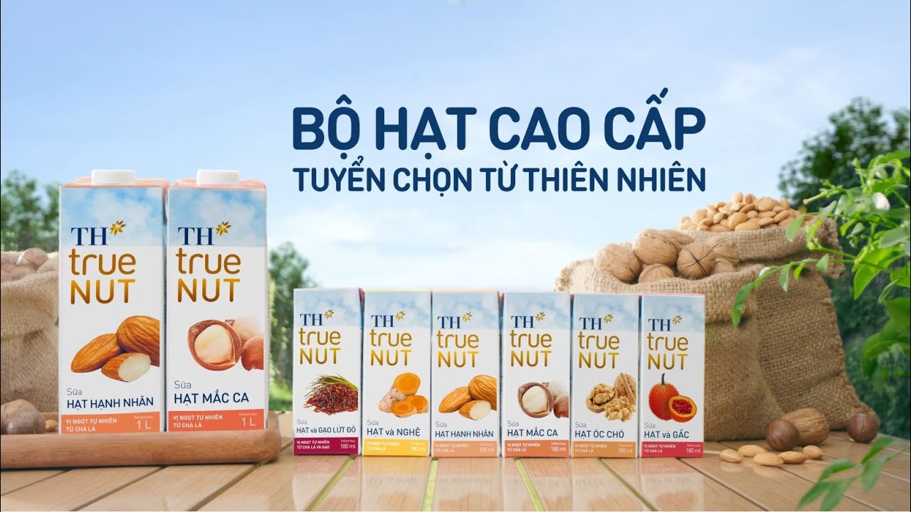 Sữa hạt TH true NUT - Bộ hạt cao cấp tuyển chọn từ thiên nhiên - YouTube