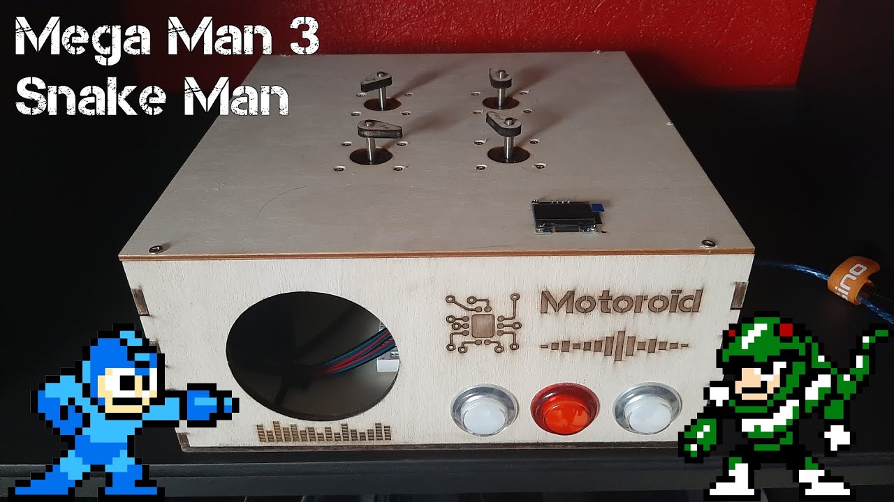 Stepper motor synth | Mega Man 3 - Snake Man - YouTube