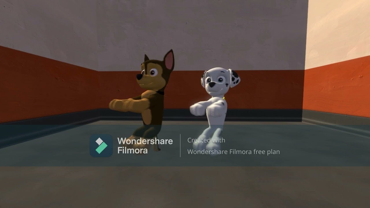 SFM PAW Patrol | Chase and Marshall tail spin - YouTube