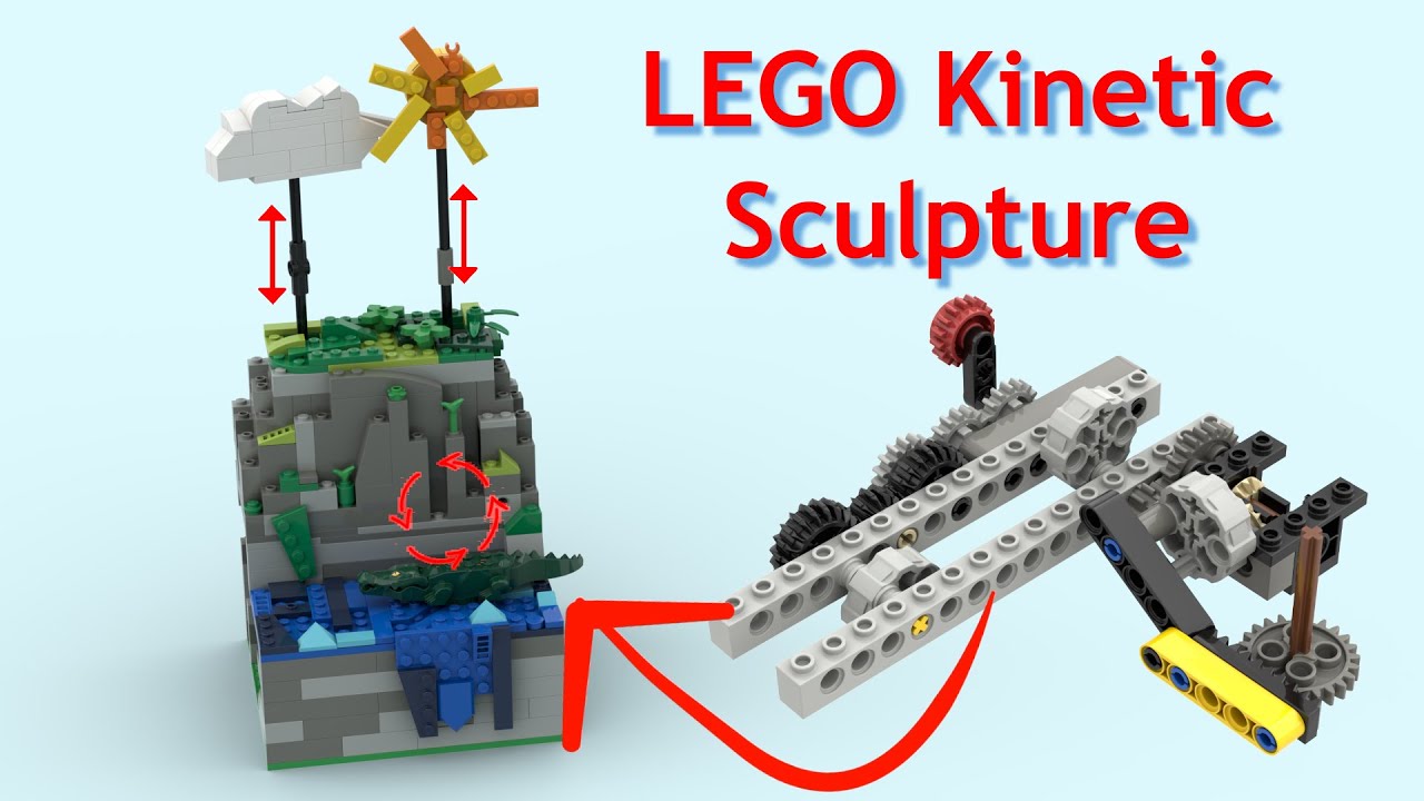 This Is How I Made A LEGO Kinetic Sculpture | Mechanism - YouTube