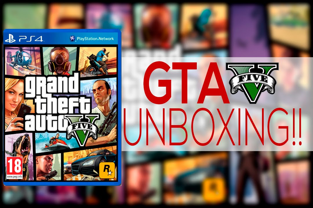 Unboxing - GTA V - PS4 - YouTube