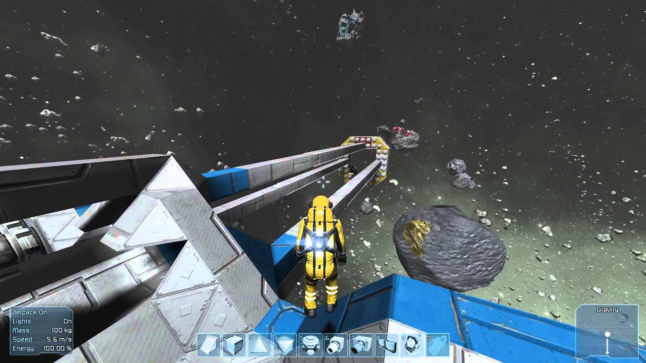 Gravity Launcher Ship - Space Engineers - YouTube