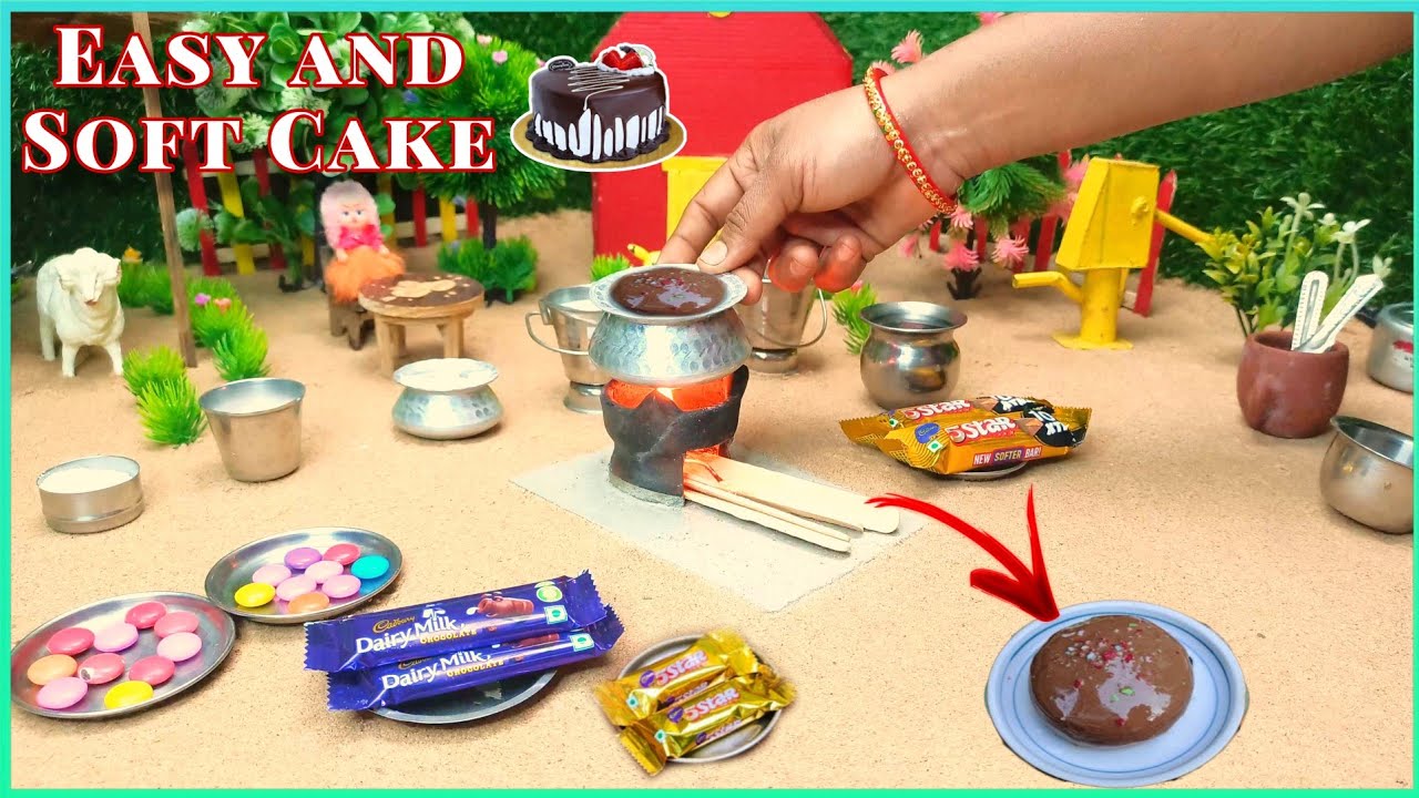 Miniature 5 Star Cake | Chocolate Cake Recipe | Easy and Soft Cake ...