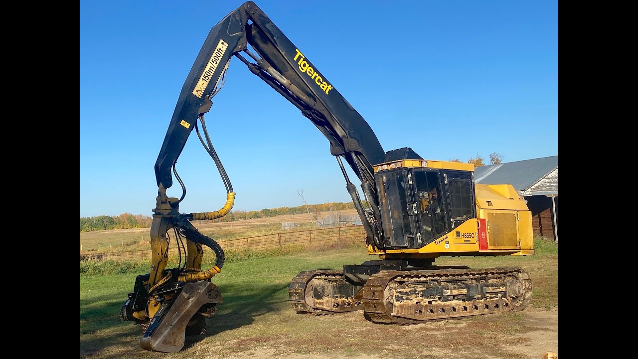 LOT 111 - 2014 Tigercat H855C Log Processor - YouTube