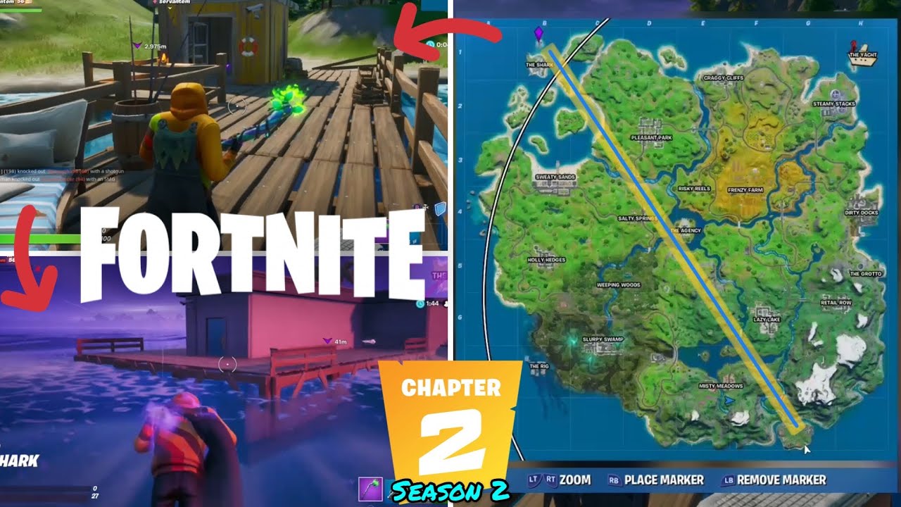 RUNNING ACROSS THE WHOLE CHAPTER 2 - SEASON 2 MAP! / Fortnite - YouTube