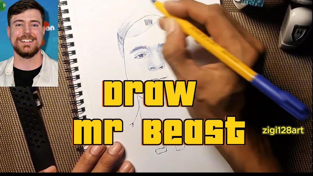 Can You Believe This MrBeast Drawing Started Like This! - YouTube