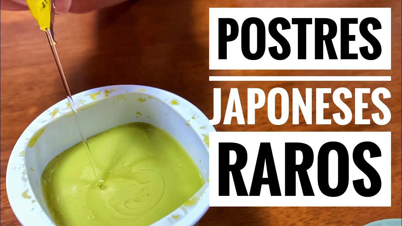 🍮 10+1 POSTRES Japoneses RAROS (de supermercado) - YouTube