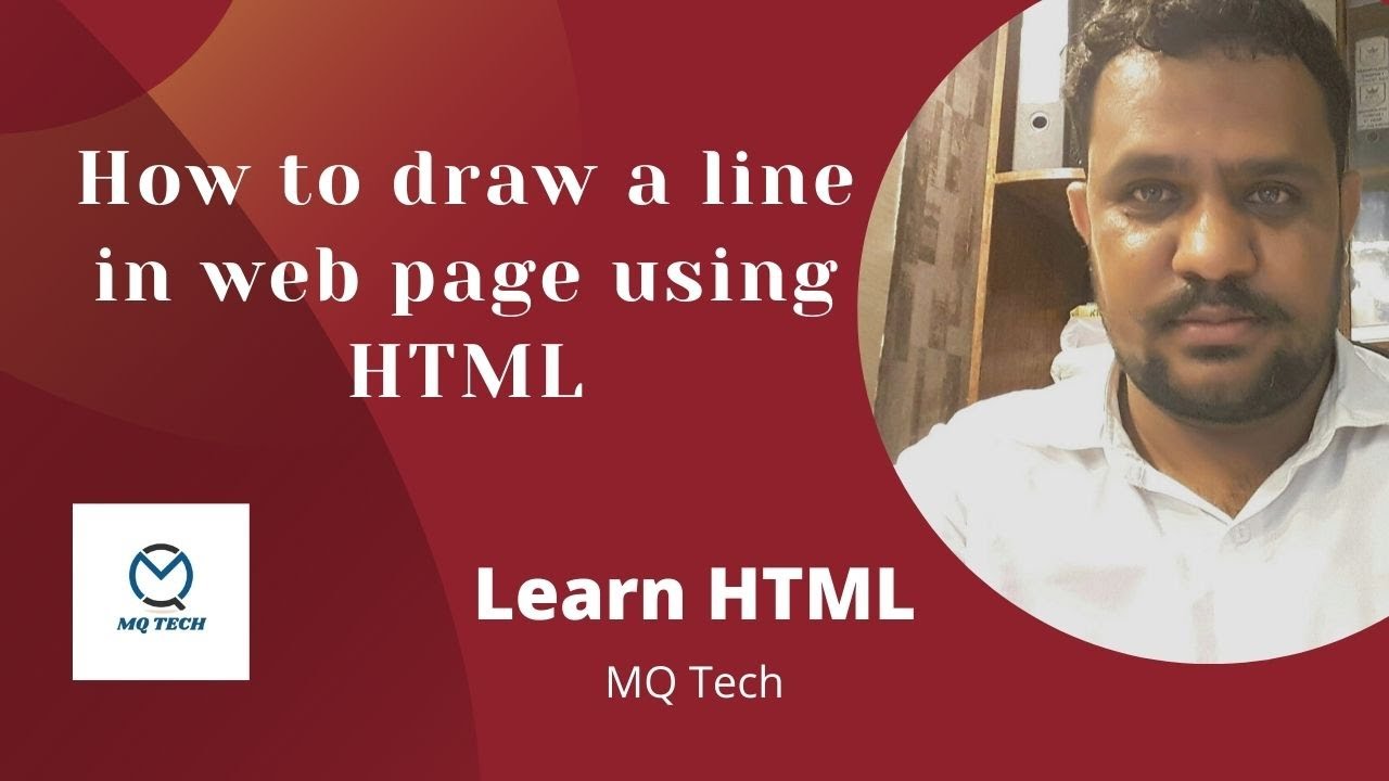 How to draw line in web page using html | Hr tag | Line Tag | MQ Tech ...