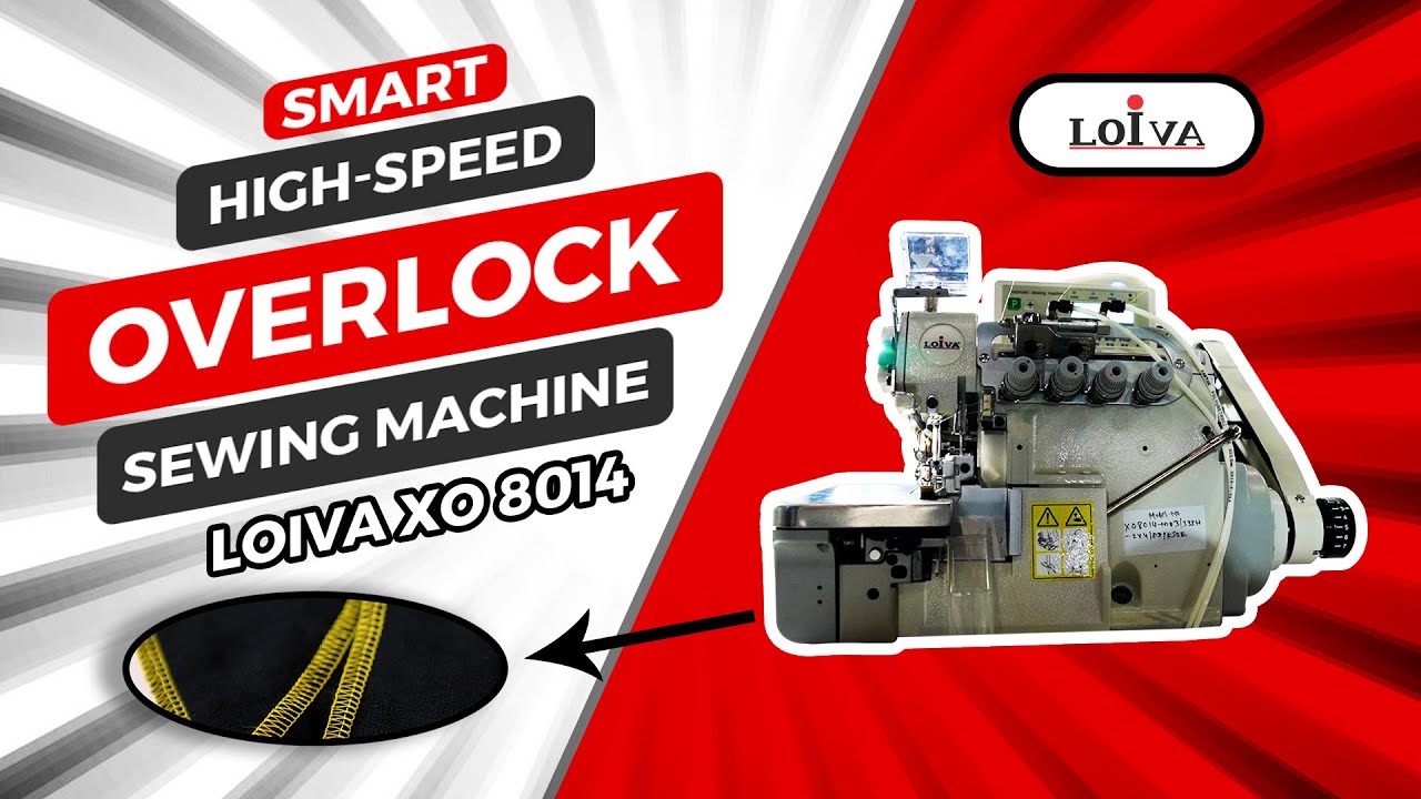 Loiva X0 8014 | Smart high-speed sewing machine | Loiva | HCA - YouTube