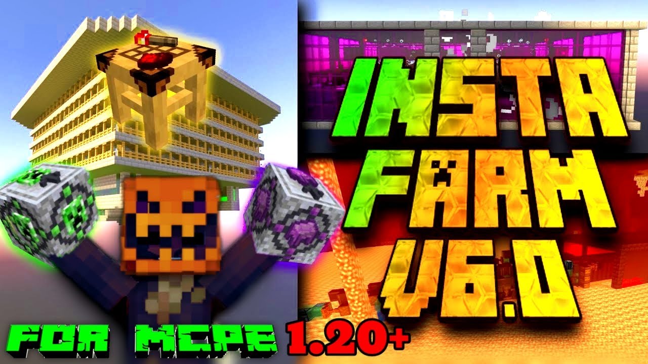 How to Download Instant Farm Mod in Minecraft PE ||🔥Instant Farm mod ...