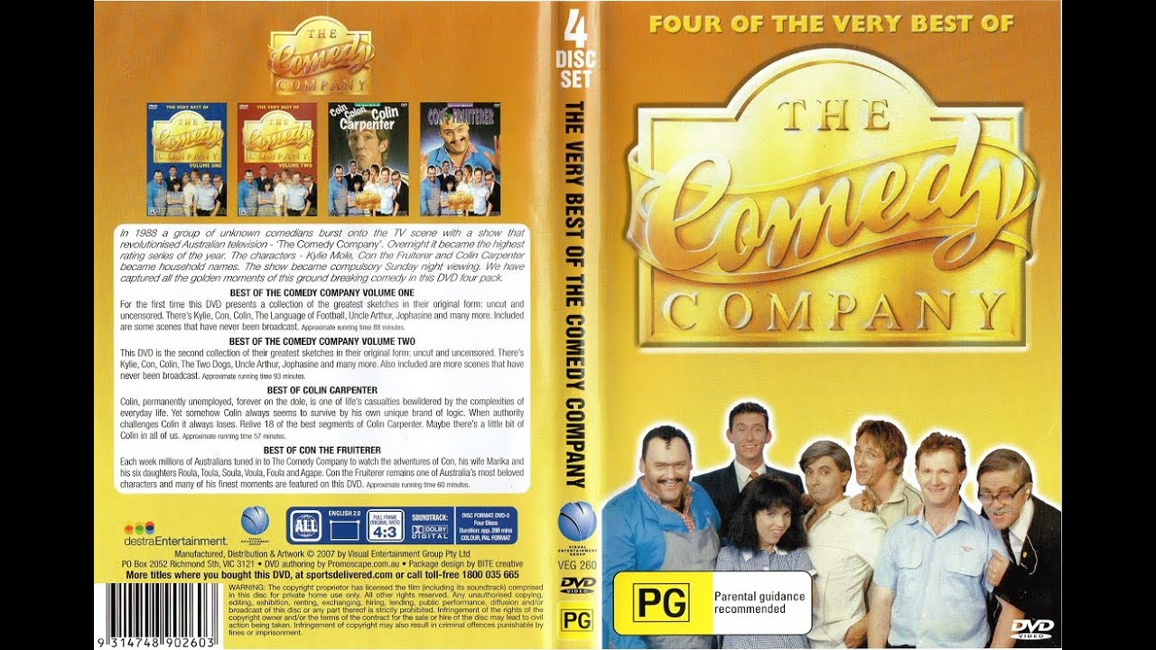 The Comedy Company (1988-1990) 2007 Australian DVD pack Closer Look ...