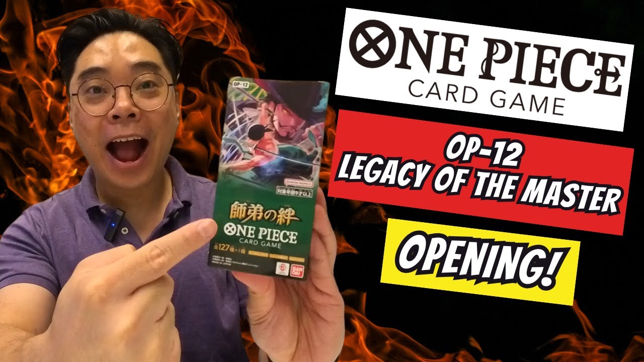 New ONE PIECE Trading Card Game OP-12 Legacy Of The Master Opening ...