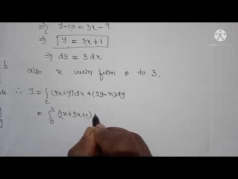 Line and multiple integrals||Problems on line Integrals(part 1 ...