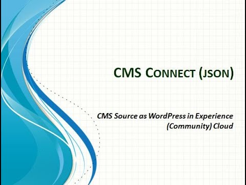 Salesforce CMS Connect (JSON) using WordPress - YouTube