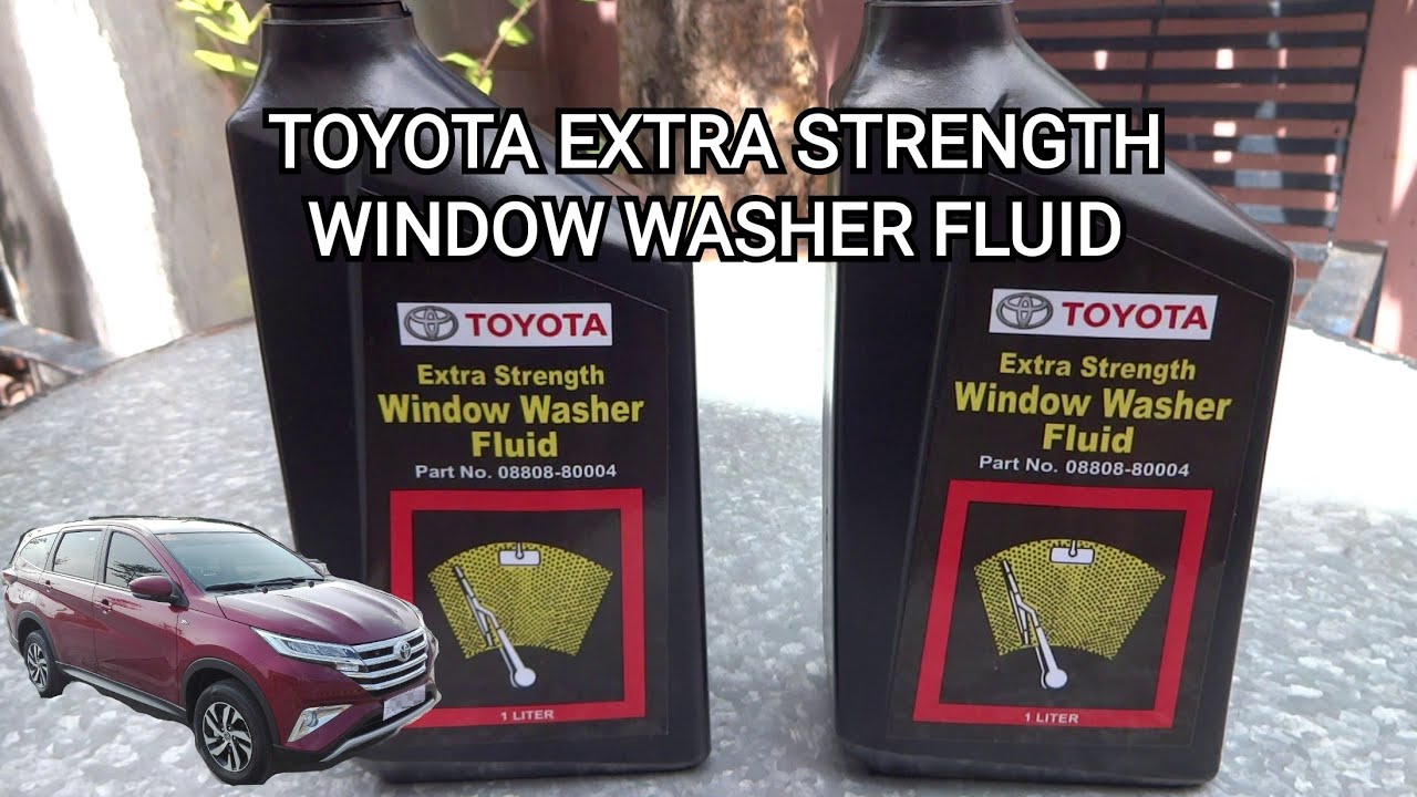 Toyota Extra Strength Window Washer Fluid For Toyota Rush - YouTube