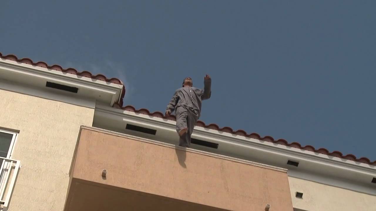 Eric Salas high fall stunt - YouTube