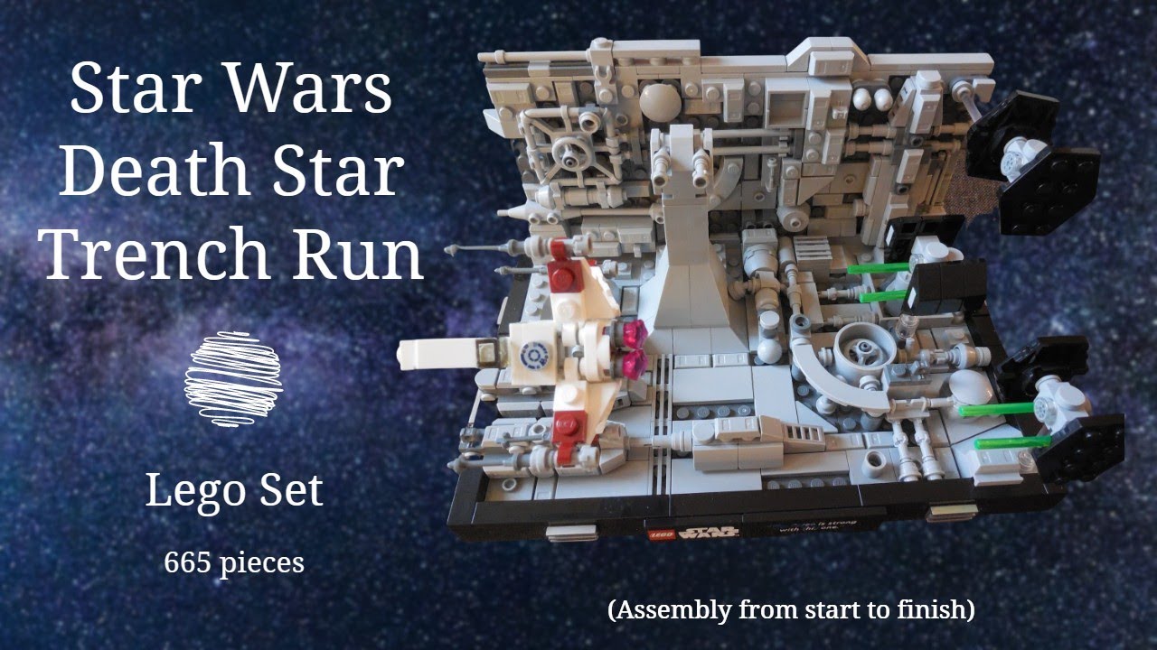 Star Wars Death Star Trench Run Lego set - YouTube