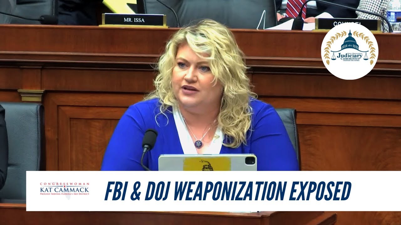 Rep. Cammack Question Period During Weaponization Hearing With FBI ...