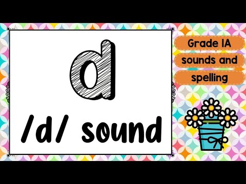 Sounds and Spelling- d sound - YouTube
