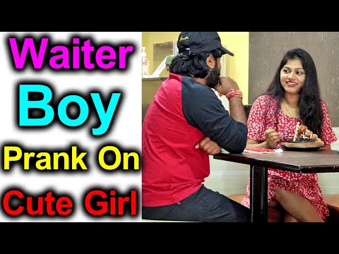 Waiter Boy Proposing Prank To Cute Girl || Prank Gone Crazy || Telugu Pranks || Telugu Waala