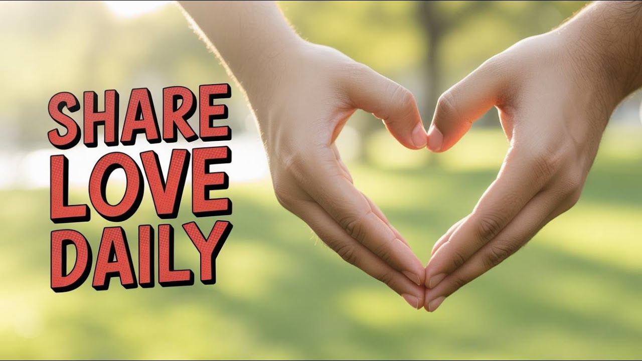 Sharing Love Daily: Why It's Essential for Humanity - YouTube