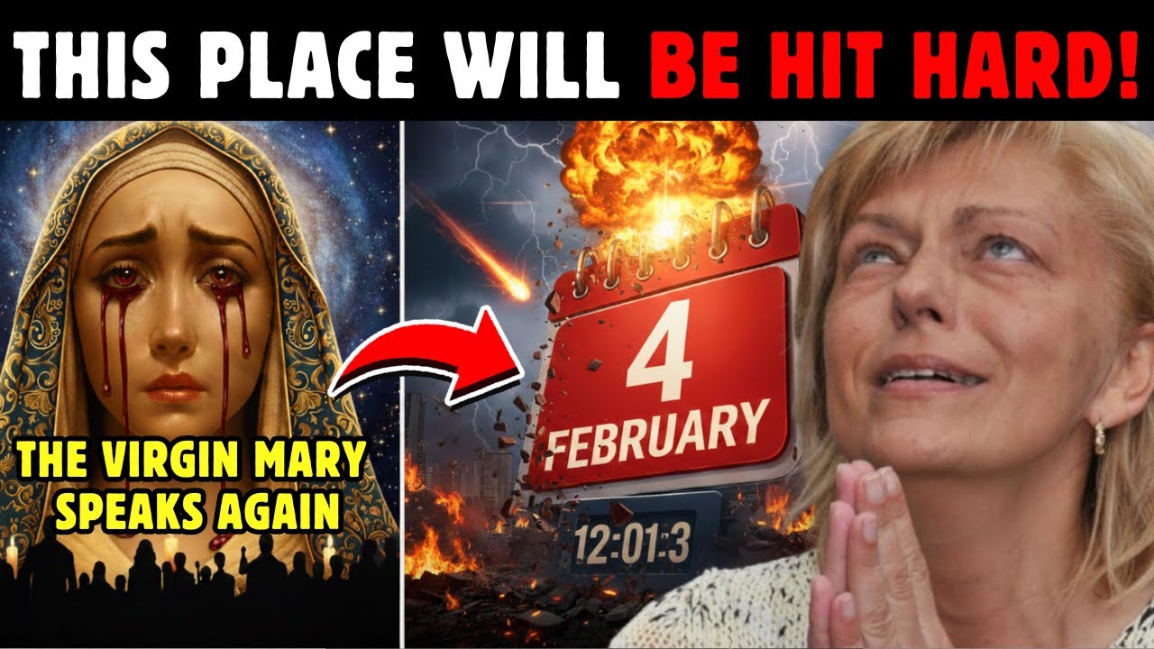 🚨MEDJUGORJE: THE VIRGIN MARY CRIED BLOOD AND WARNED ABOUT FEBRUARY 4TH ...