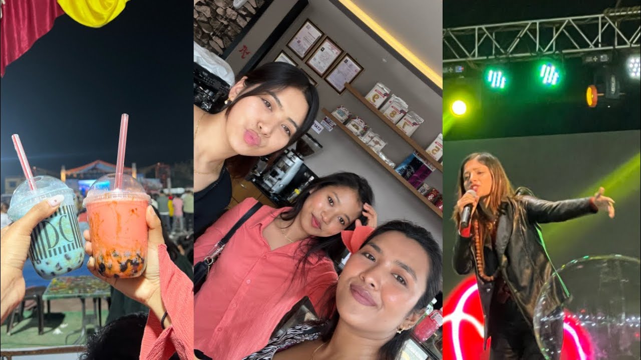 A night to remember|| Asmita adhikari on the stage - YouTube