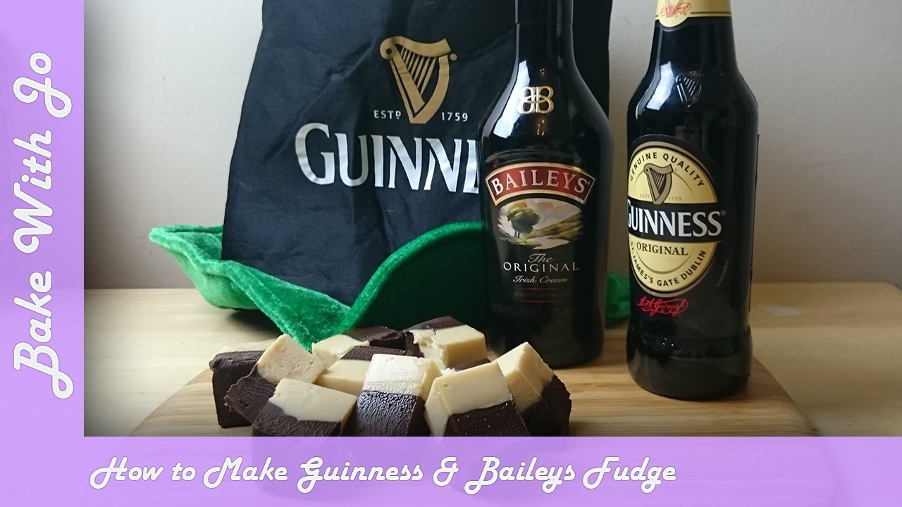 How to make Guinness & Baileys Fudge | Bake with Jo - YouTube