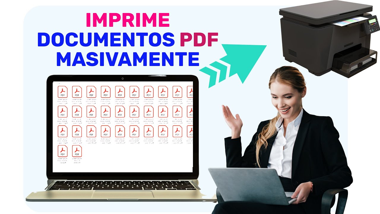 Cómo imprimir varios PDF a la vez y documentos juntos 🖥️🫡 💥💥 - YouTube