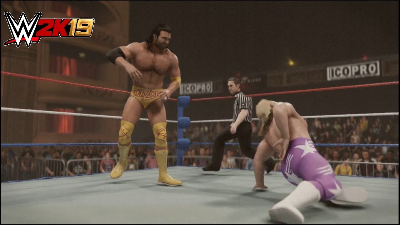 WWE 2K19 - Razor Ramon vs. Blake Beverly - YouTube