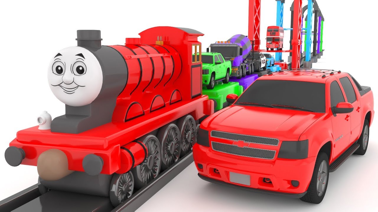 Learn Colors With Cars Colors for Children Street Vehicles & Cars ...