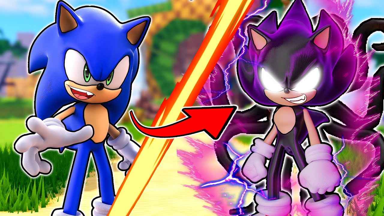 Sonic Turns Into Dark Sonic in Roblox - YouTube
