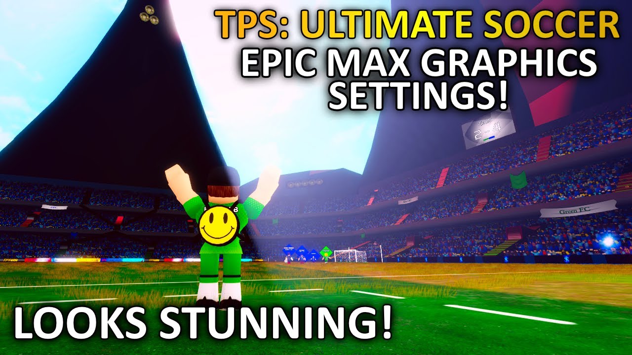TPS Ultimate Soccer Looks STUNNING with MAX Settings! ROBLOX - YouTube