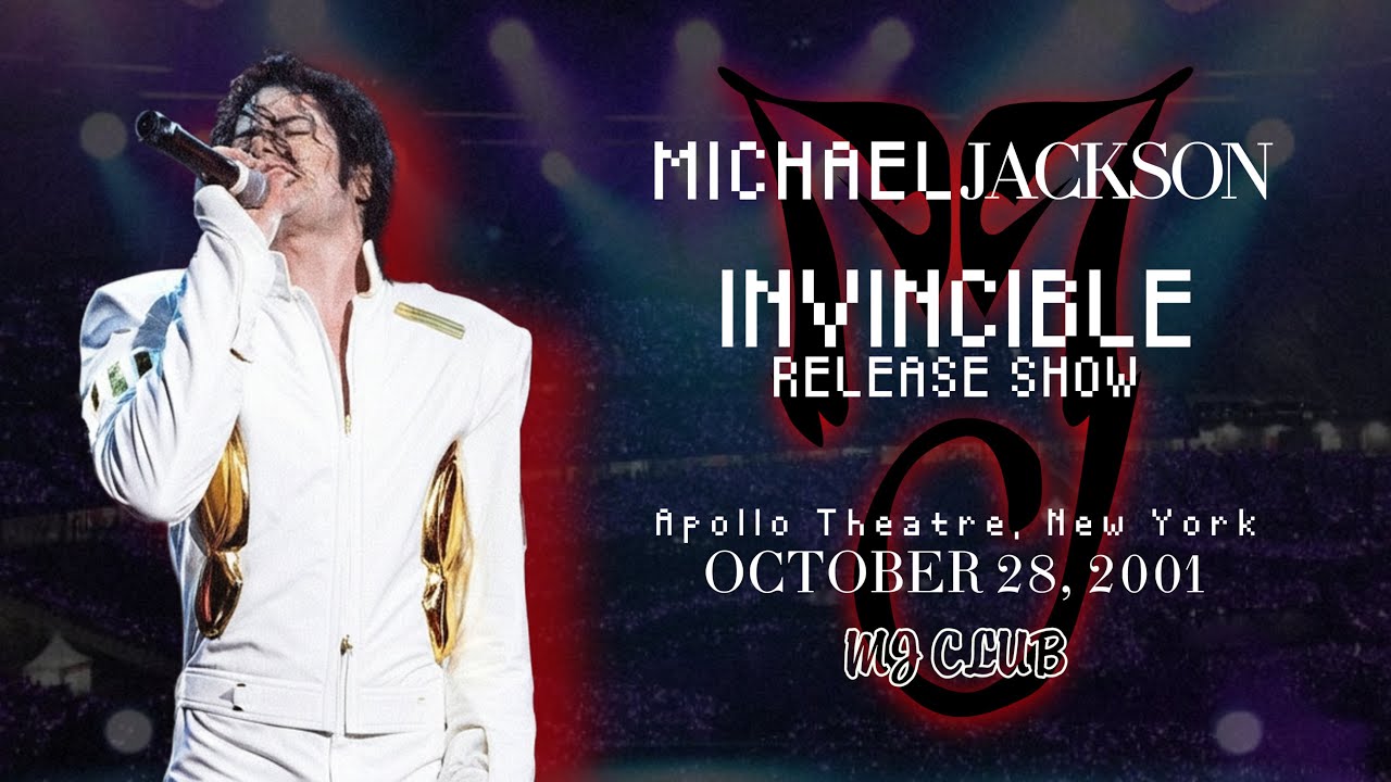 Michael Jackson - Invincible Release Show (Live At Apollo Theater | Oct ...