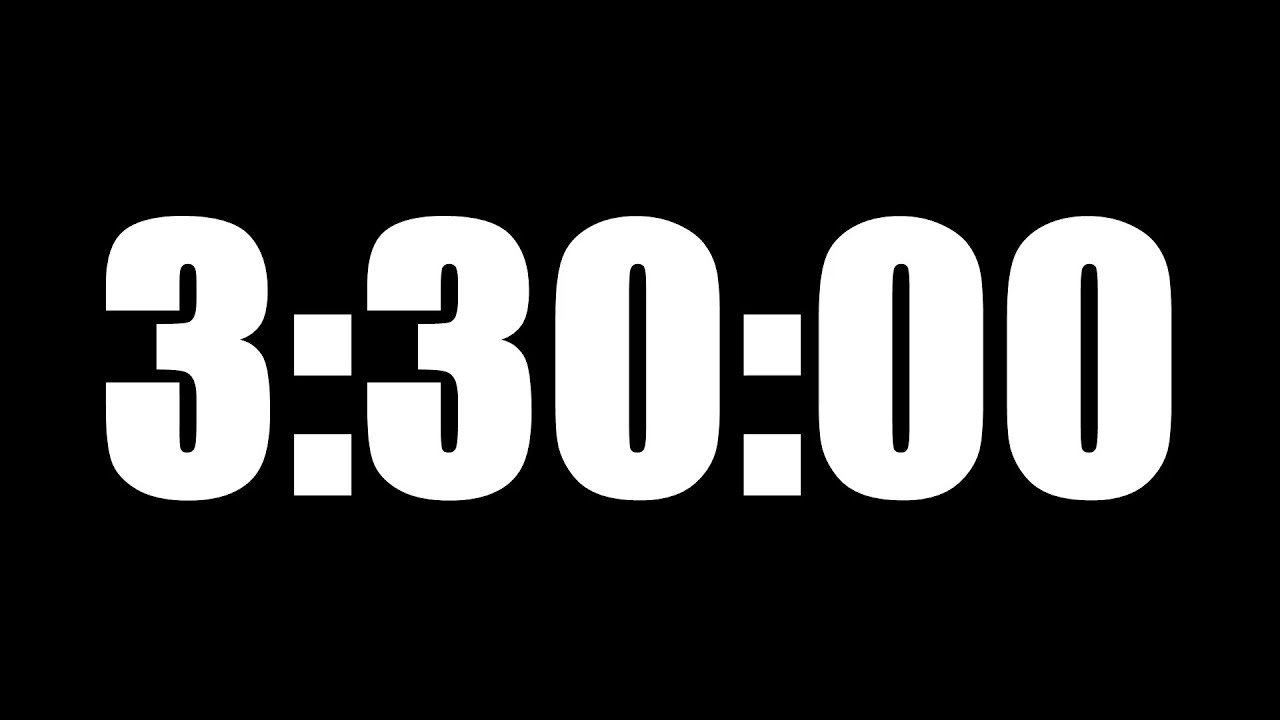 3 HOUR 30 MINUTE TIMER 210 MINUTE COUNTDOWN TIMER LOUD ALARM 