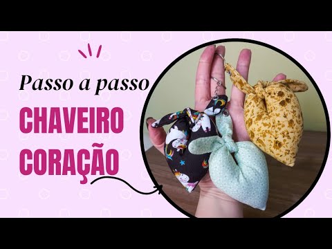 Chaveiro Coração | Passo a passo fácil - YouTube