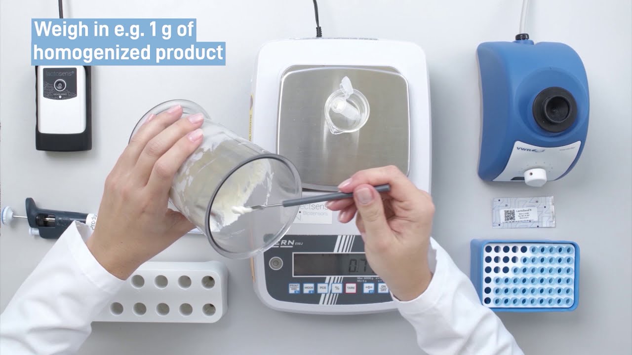 LactoSens®R - Sample preparation of semi-solid products (e.g. curd ...