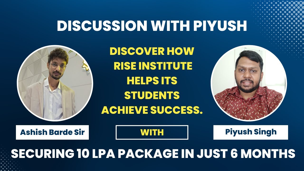 How Rise Mentorship Helped Piyush Get Ready for the Market | Piyush’s ...