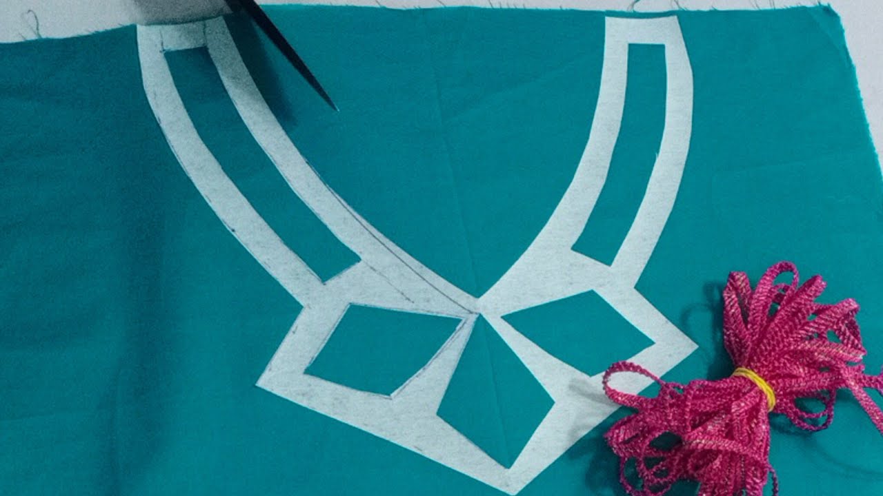 New Neck Design Cutting and Stitching/Unique and Stylish Neckline ...