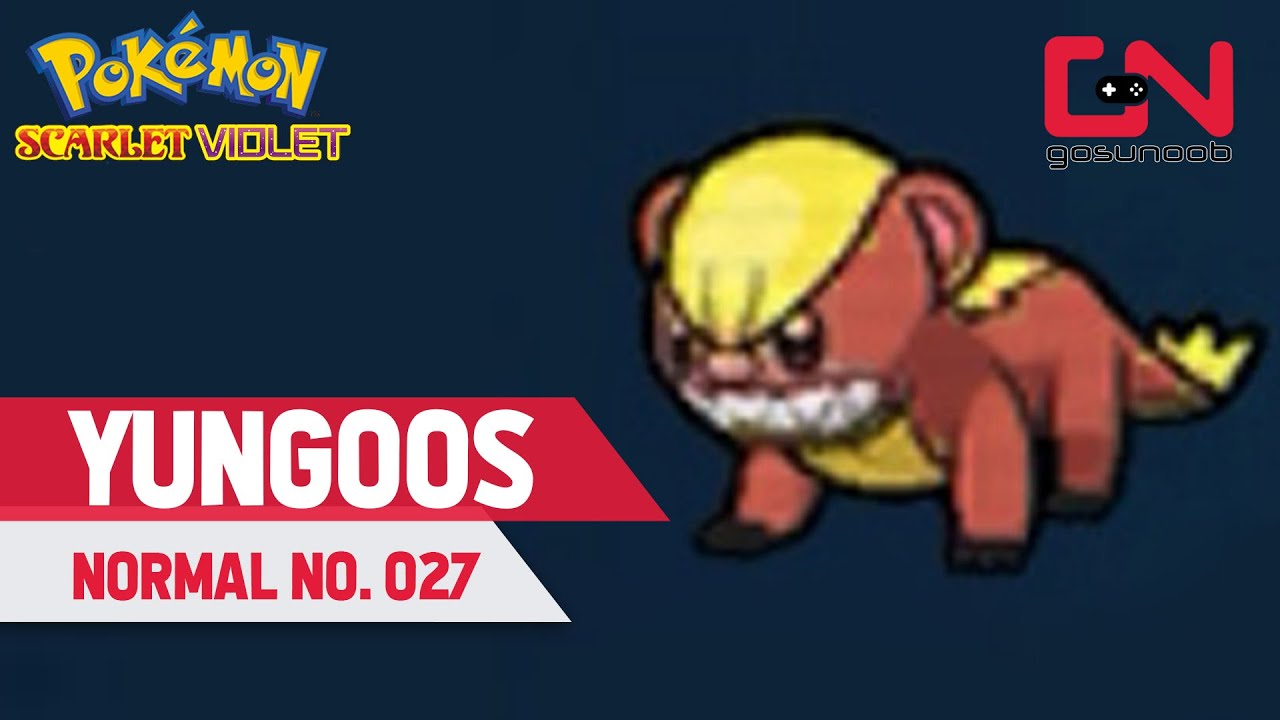 How to Get Yungoos in Pokemon Scarlet and Violet - Yungoos Location ...