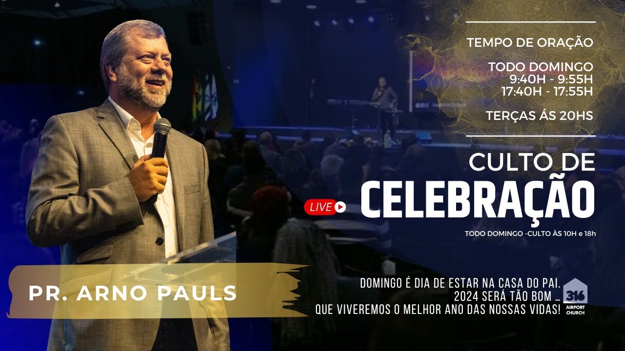 "Epafras servo de Cristo" Pr. Arno Pauls -316 AIRPORT CHURCH - YouTube