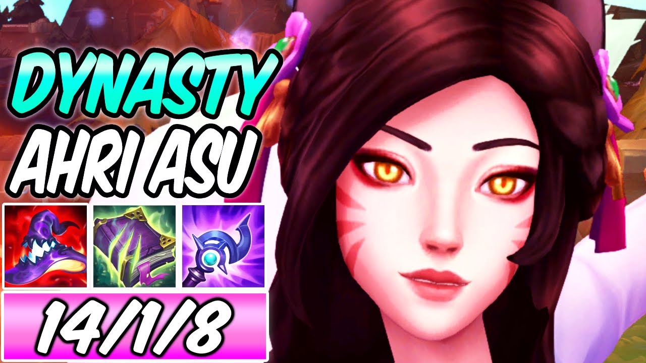 DYNASTY AHRI MID FULL AP GAMEPLAY | AHRI ASU REWORK - League of Legends ...