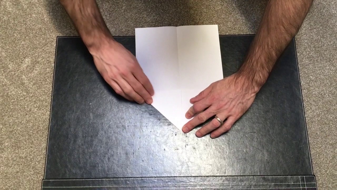 How To Make A Good Traditional Paper Airplane (EASY) W/ My Dad - YouTube